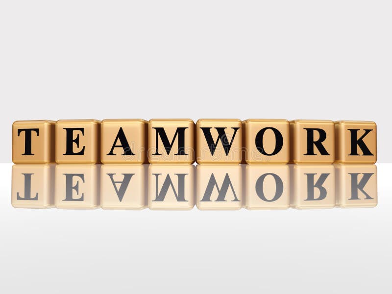 Golden teamwork isolated stock illustration. Illustration of gold - 3630732