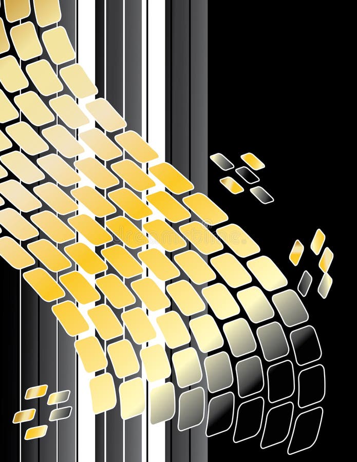 Golden tech layout stock illustration. Illustration of color - 814005