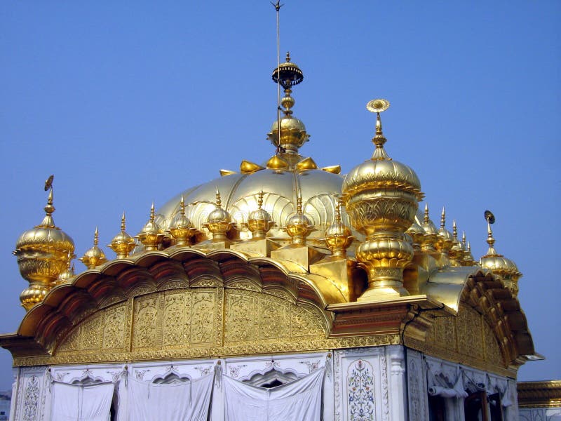 Golden Temple Dome stock photo. Image of historic, details - 5419912