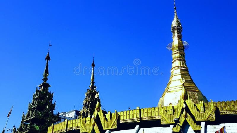 Golden Temple Myanmar stock photo. Image of golden, myanmar - 81207588