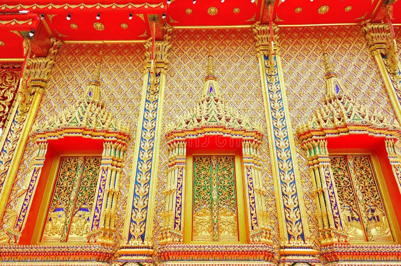 Golden temple stock image. Image of architecture, wall - 31390243