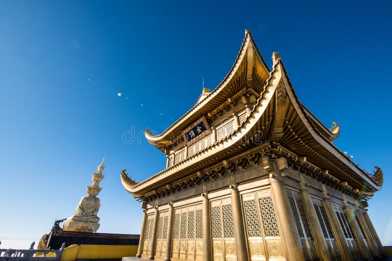 Jinding Temple and Puxian Buddha of MT.Emei Editorial Photography ...