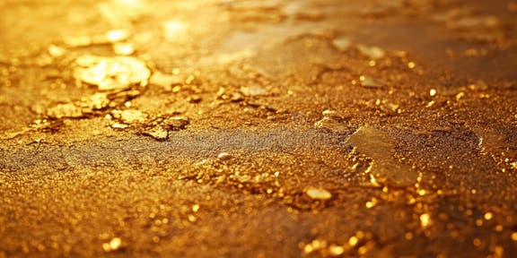 Golden Texture Background, Abstract Luxurious Glitter Surface with ...