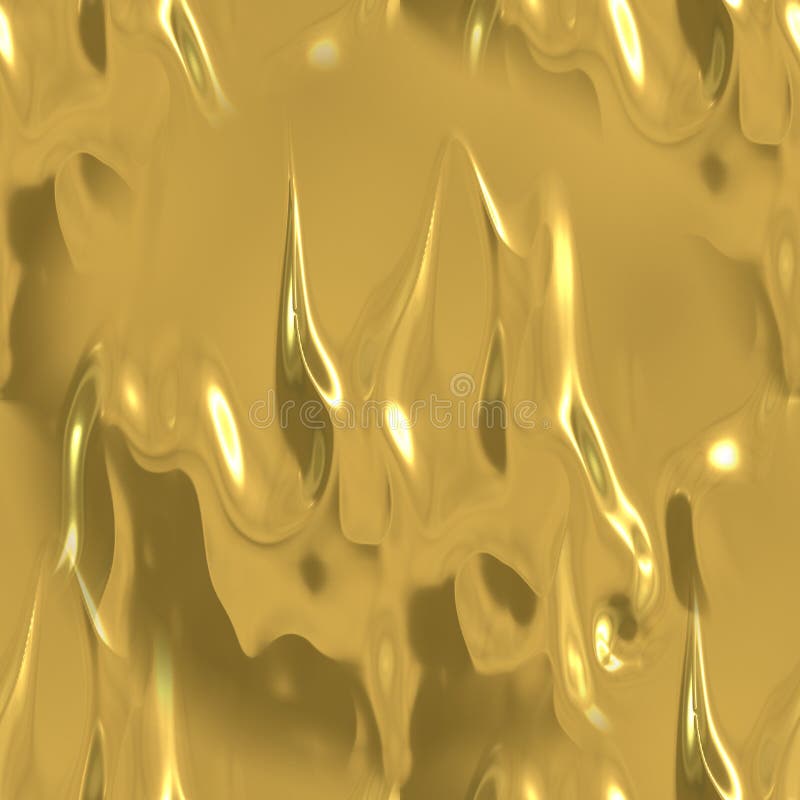 Golden Texture with Cubes. Geometric Shapes Form a Beautiful Golden ...