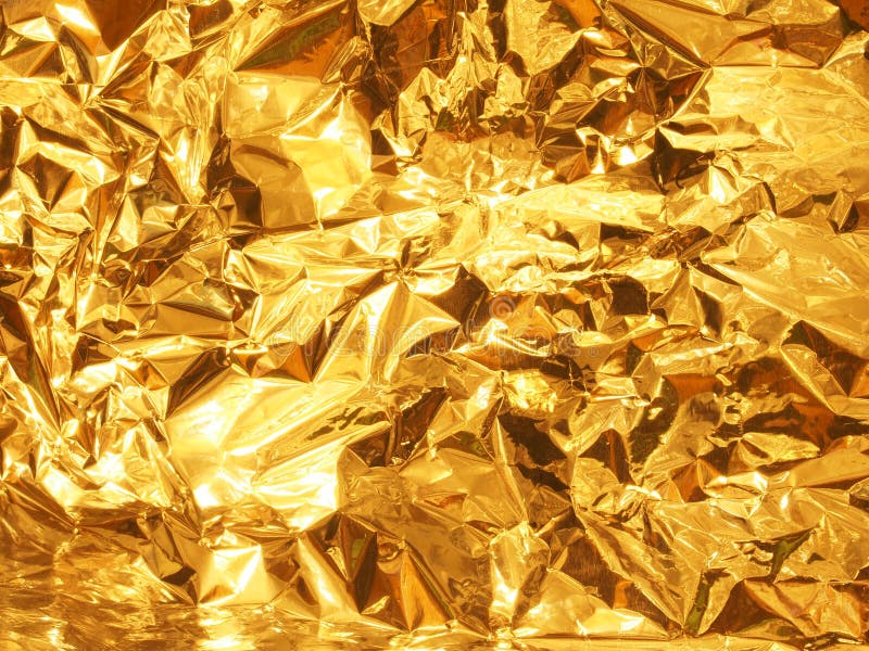 Golden Texture with Metallic Luster. Faces Stock Image - Image of metal ...