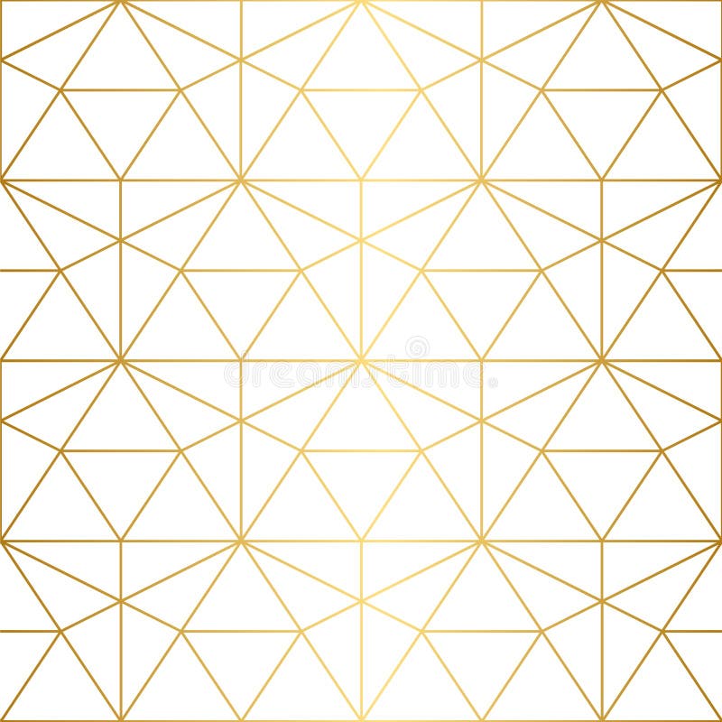 Golden Texture. Seamless Geometric Pattern. Golden Background Stock ...