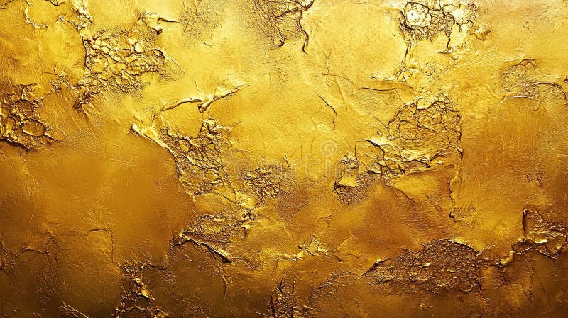 Golden Textured Background Rich Metallic Surface Stock Illustration ...