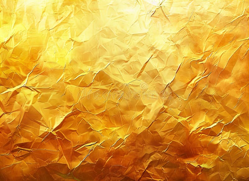 Gold Background, Golden Texture, Yellow Paper with Shiny Gold Foil ...