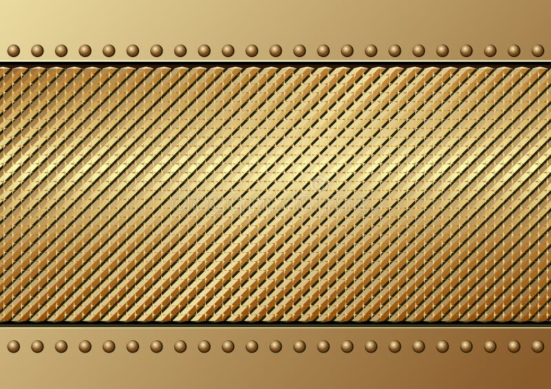 Golden Board stock vector. Illustration of gold, alloy - 196715314