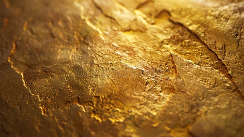 Golden Textured Surface Close-Up for Background and Design Stock ...