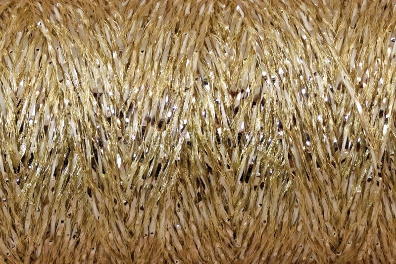Golden thread stock photo. Image of needlework, closeup - 39271178