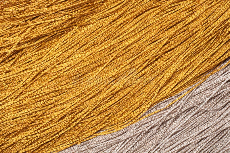 Golden thread texture stock photo. Image of manufacture - 85649682