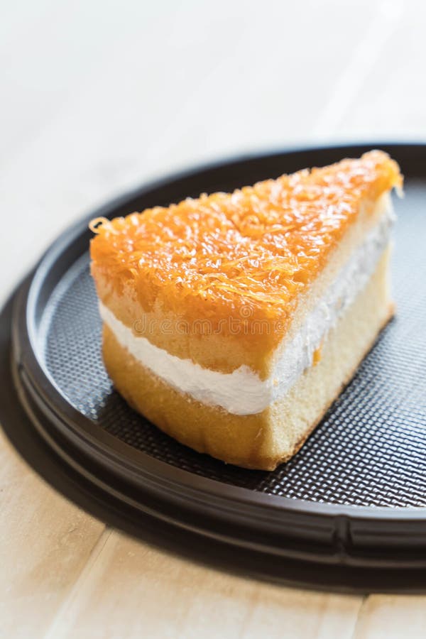 Golden threads cake stock photo. Image of gourmet, cuisine - 96104812