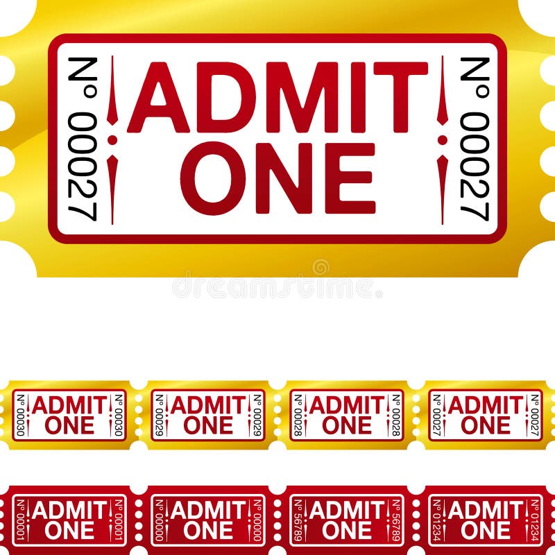 Golden Ticket Stock Illustrations – 5,932 Golden Ticket Stock ...