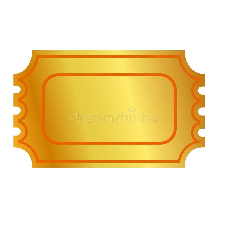 Golden Ticket Stock Illustrations – 6,703 Golden Ticket Stock ...
