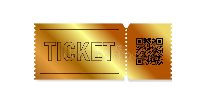 Ticket for a Special Event Featuring a Unique Design and QR Code for ...