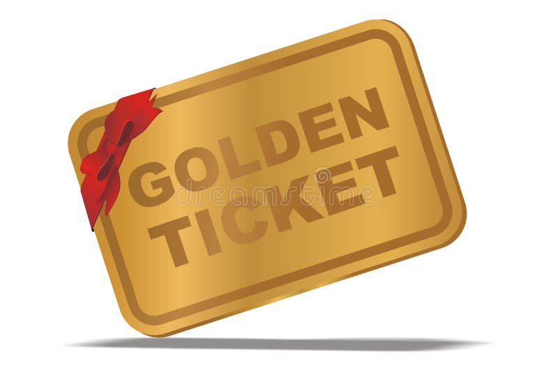 Golden Ticket Stock Illustrations – 6,711 Golden Ticket Stock ...