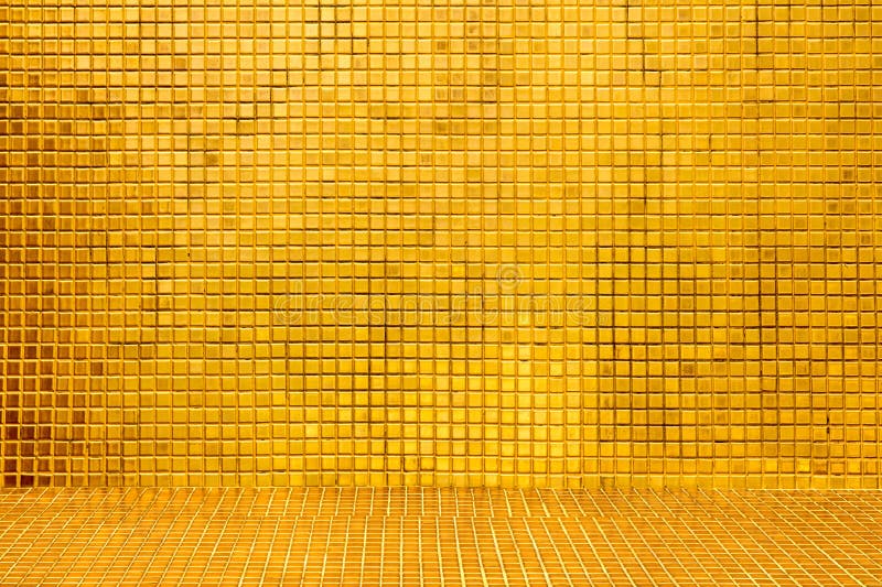 Golden tiles background stock image. Image of background - 15958713