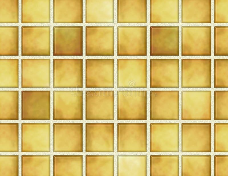 Golden Tile Pattern Royalty Free Stock Photo - Image: 559385