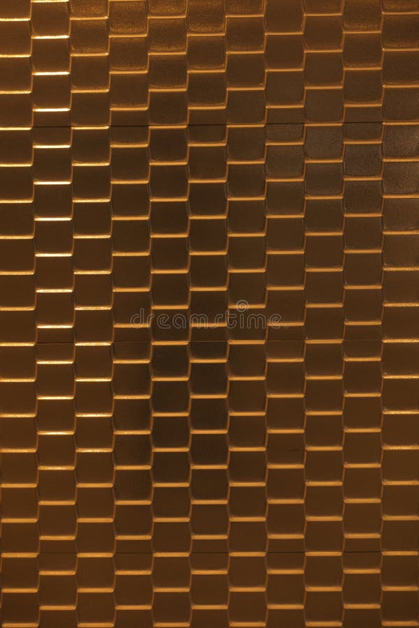 A Golden Tile Texture Background Stock Photo - Image of lines, golden ...