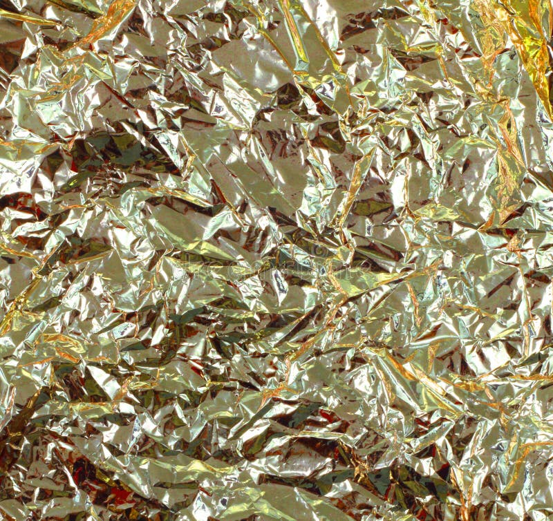Golden tinfoil texture stock photo. Image of folded - 171318592
