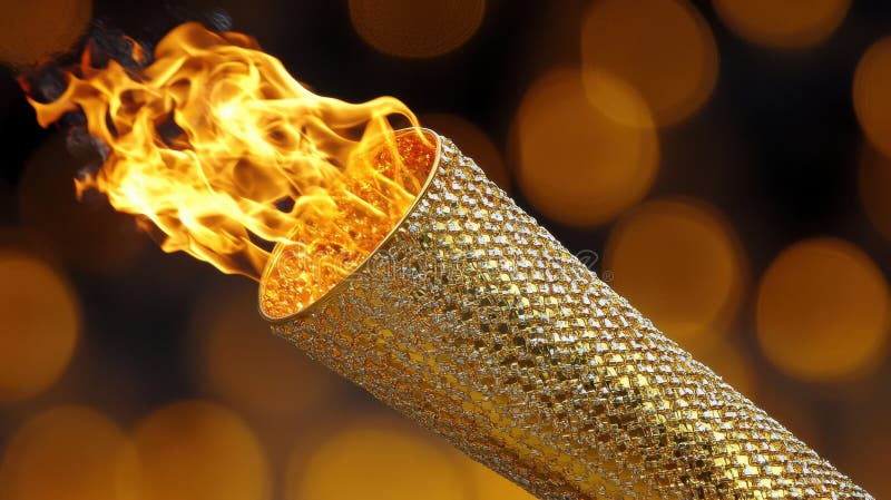 Flame of Unity - Olympic Torch Ceremony Stock Image - Image of festival ...