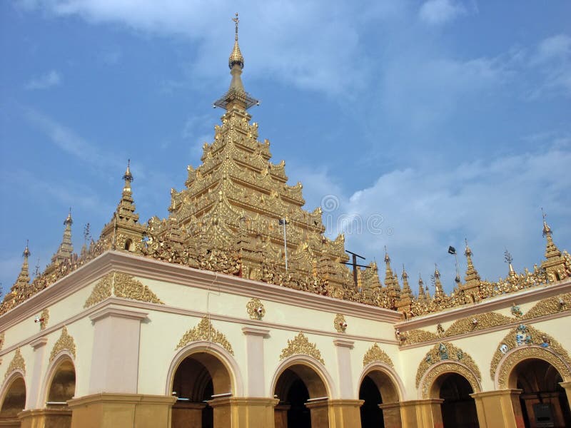 Golden tower stock photo. Image of buddhism, religion - 7579422