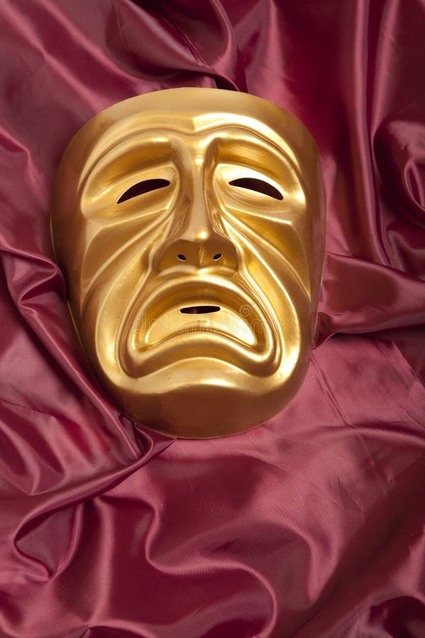 Theatrical Mask and Red Glove Stock Image - Image of performance, long ...