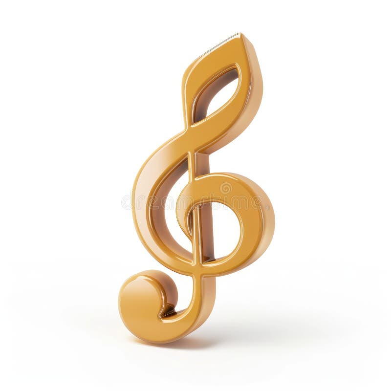 Treble Clef 3d Stock Illustrations – 3,344 Treble Clef 3d Stock ...