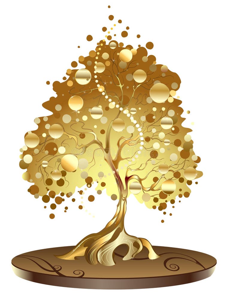 Gold Coin Tree Stock Illustrations – 6,385 Gold Coin Tree Stock ...