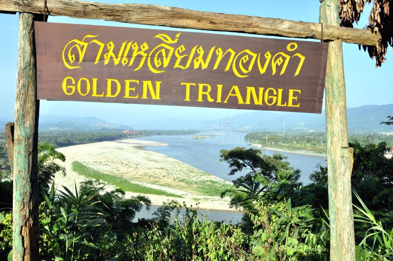 Golden triangle stock photo. Image of southeast, laos - 13576976