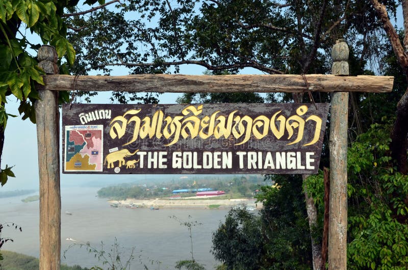 Golden Triangle stock photo. Image of east, thai, view - 39318528