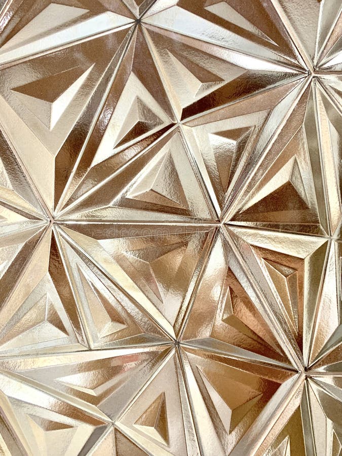 Golden Triangle Tile Pattern Stock Photo - Image of natural, bright ...