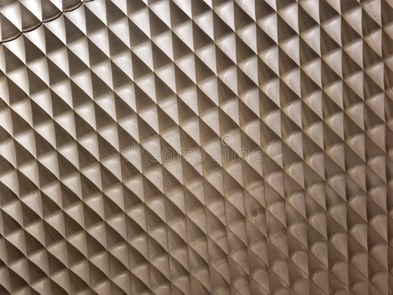 Golden Triangles Pattern of a Wall Stock Image - Image of tile, floor ...