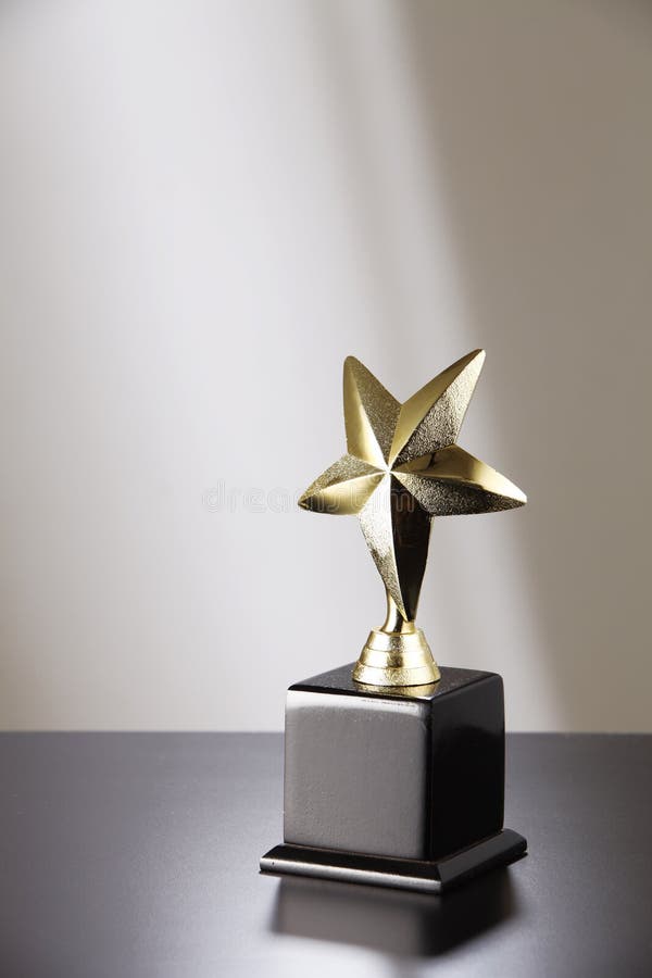 Golden trophy stock photo. Image of transparent, place - 84073514