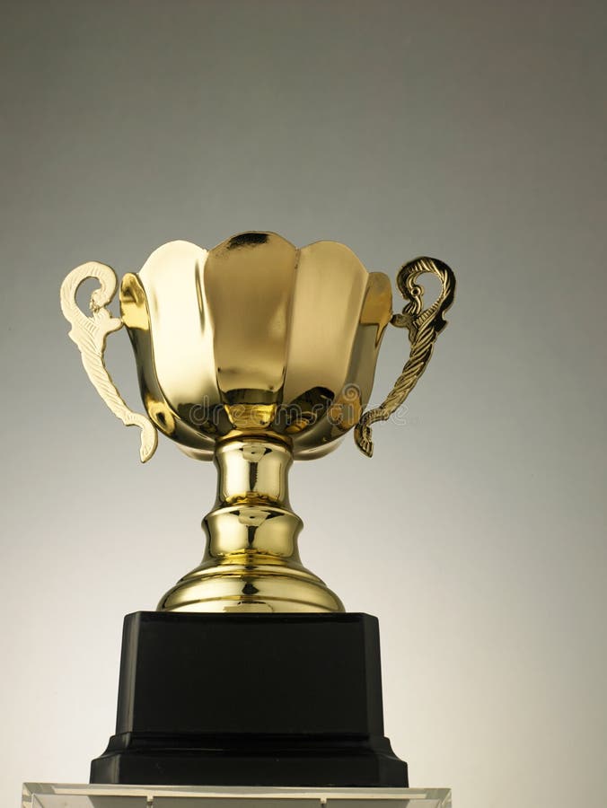Golden trophy stock photo. Image of leadership, trophy - 48403922