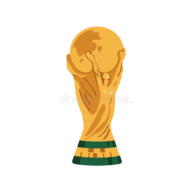 World Cup trophy clip art stock vector. Illustration of symbol - 364620891