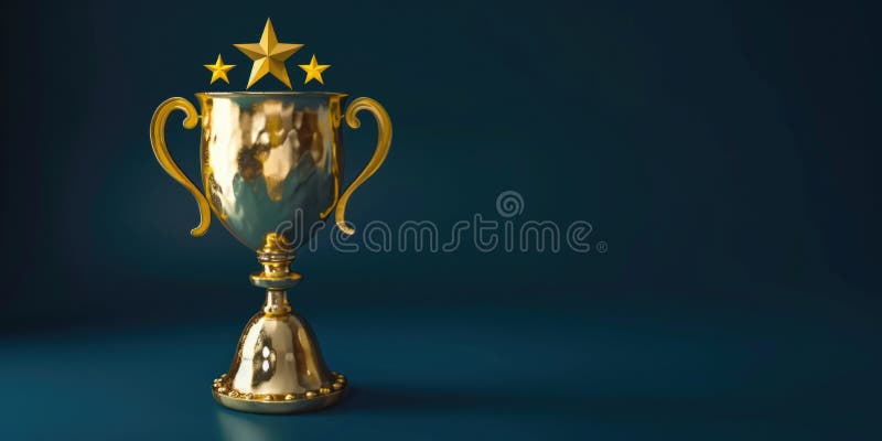Award Trophy on Table stock photo. Image of prize, winner - 362606232