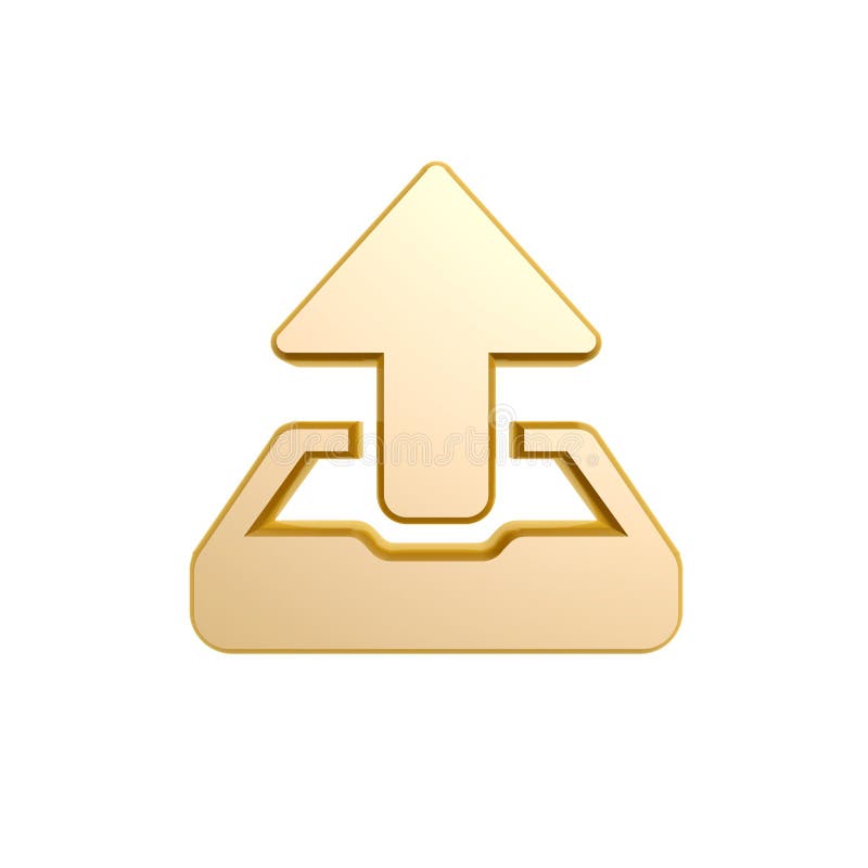 Upload Symbol Icon Vector Sign and Symbol Isolated on White Background ...