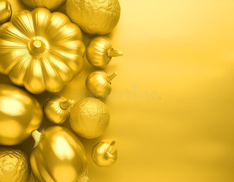 Golden vegetables stock illustration. Illustration of symbolic - 326453263