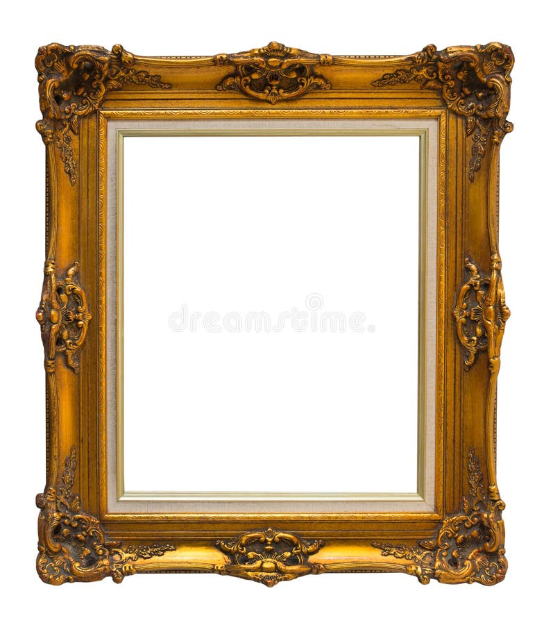 - Old Vintage TV with Frame Screen Isolate on White Stock Photo - Image ...