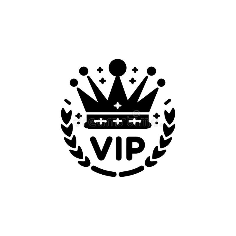 Golden VIP Crown Flat Vector Icon Stock Vector - Illustration of crown ...