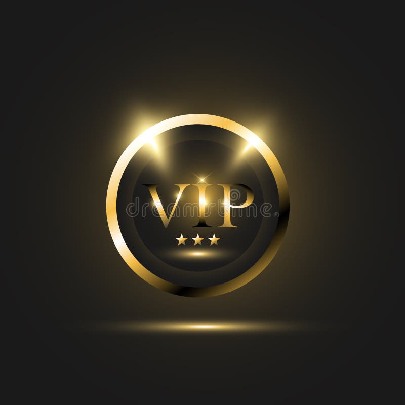 Golden Vip Banner Lights Stock Illustrations – 256 Golden Vip Banner ...