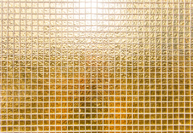 Golden Wall Tile Background Stock Image - Image of tile, ancient: 82002185