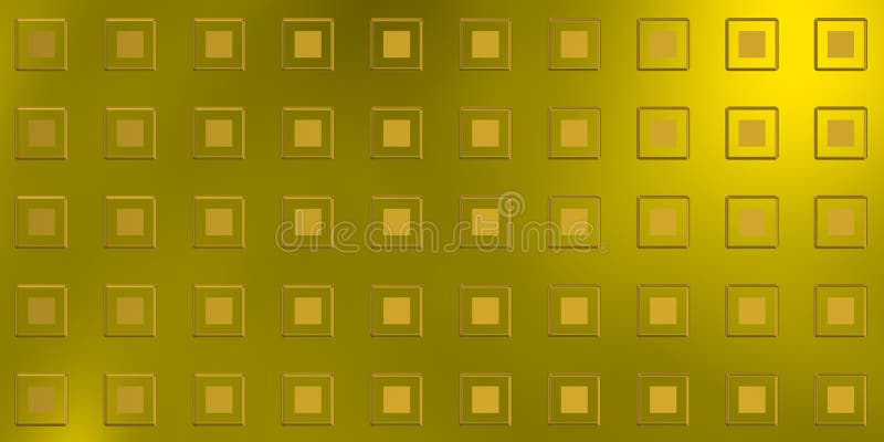 Golden Wallpaper with Golden Squares Stock Illustration - Illustration ...