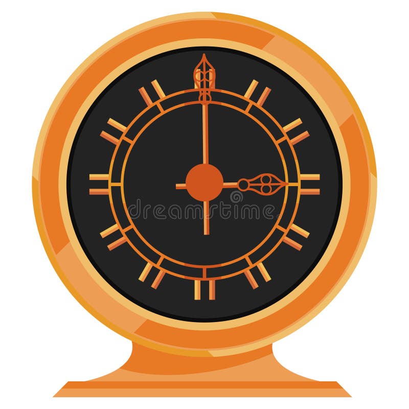Golden watch classic icon stock vector. Illustration of timer - 290203812