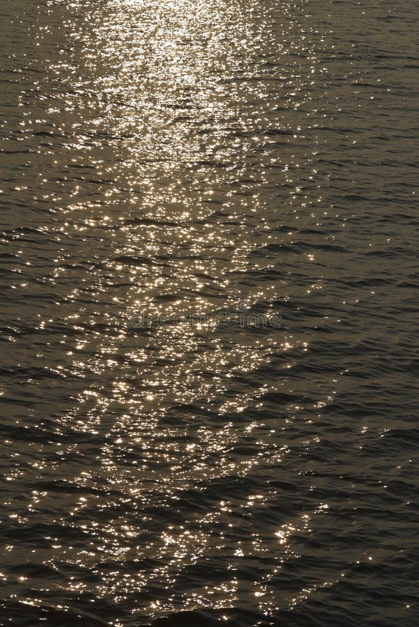 Golden water stock image. Image of brightly, gold, tranquil - 6055713