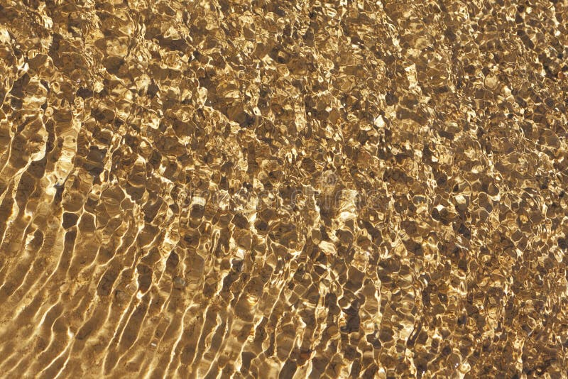 Golden water stock image. Image of damp, brown, background - 9616405