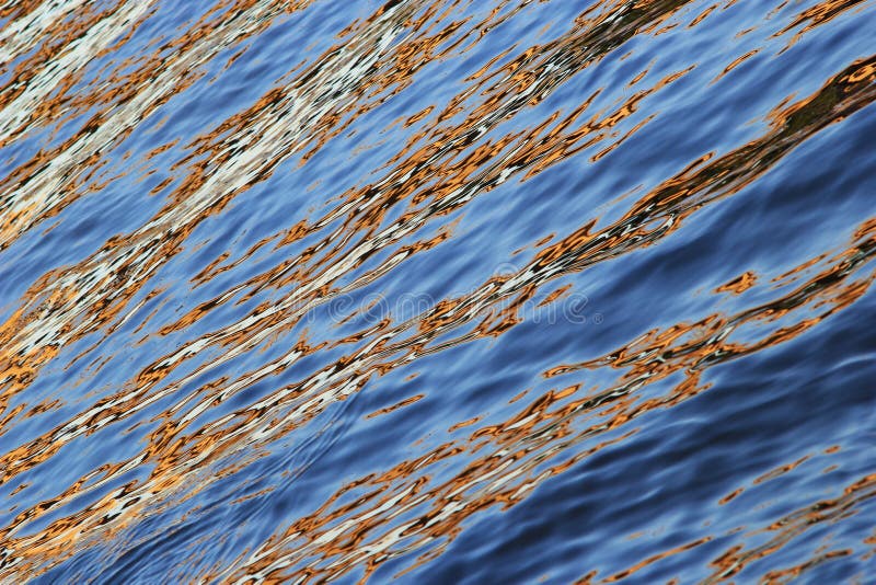 Golden water waves stock image. Image of blue, golden - 50985859