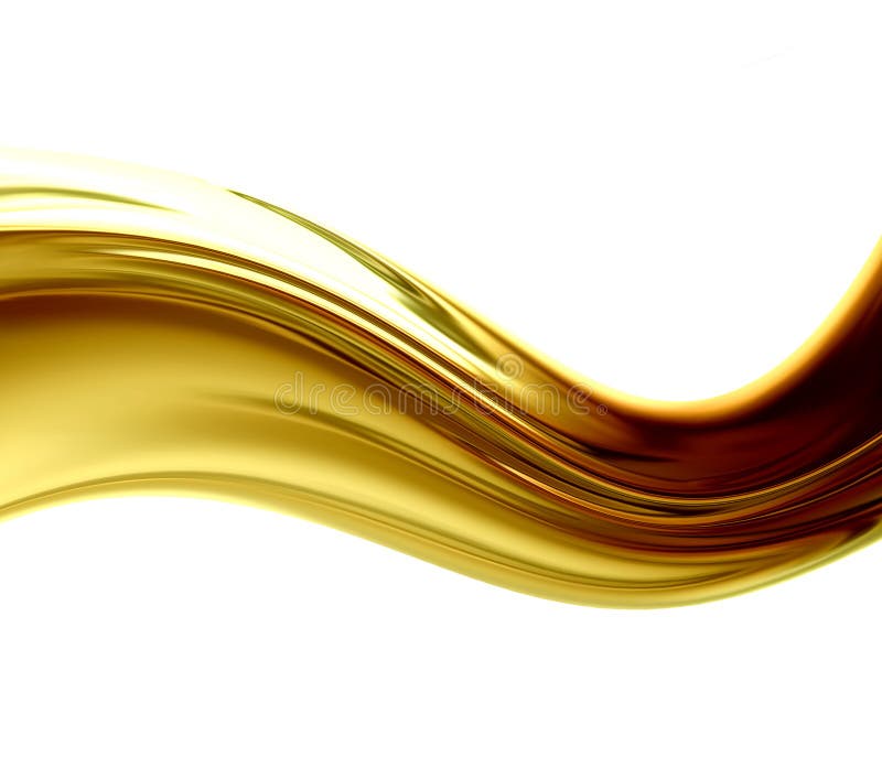 Golden wave stock illustration. Illustration of orange - 36495441